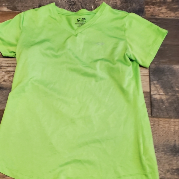 Champion | Shirts & Tops | Champion Girls Activewear Tshirt Vneck Neon ...